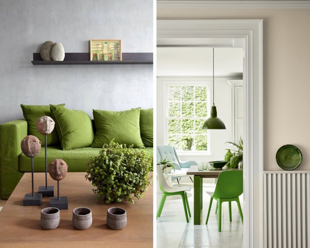 » Nuances de verts : la valeur sûre et tendance